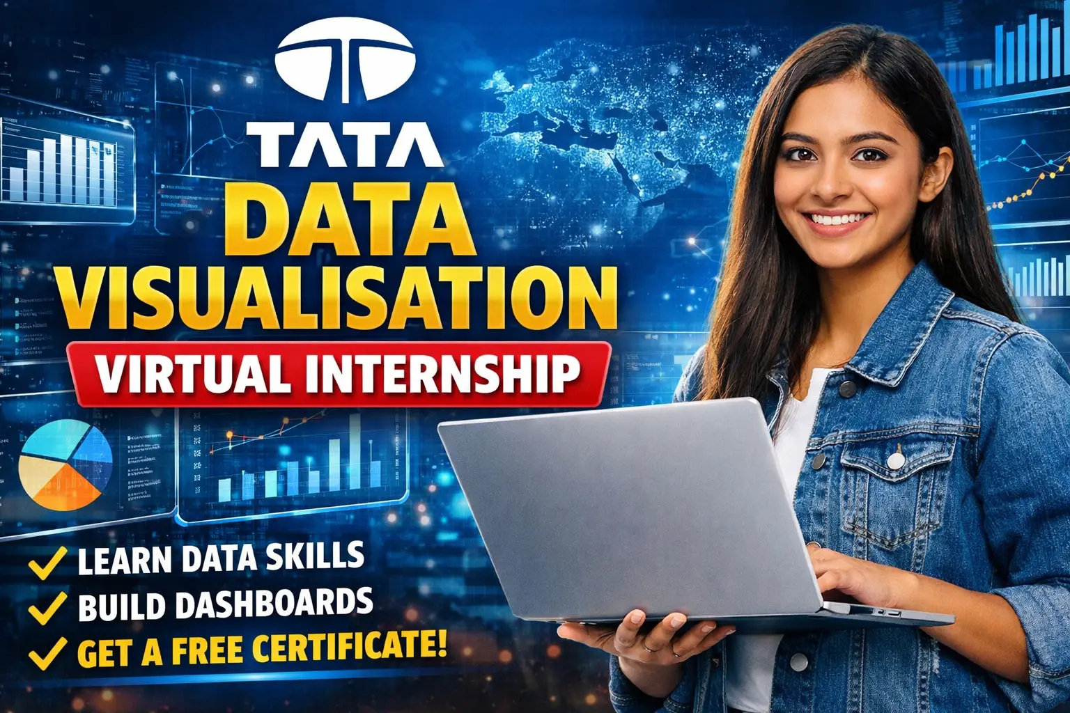 Data Visualisation Virtual Internship by Tata - Jobsii - Jobs & Internships
